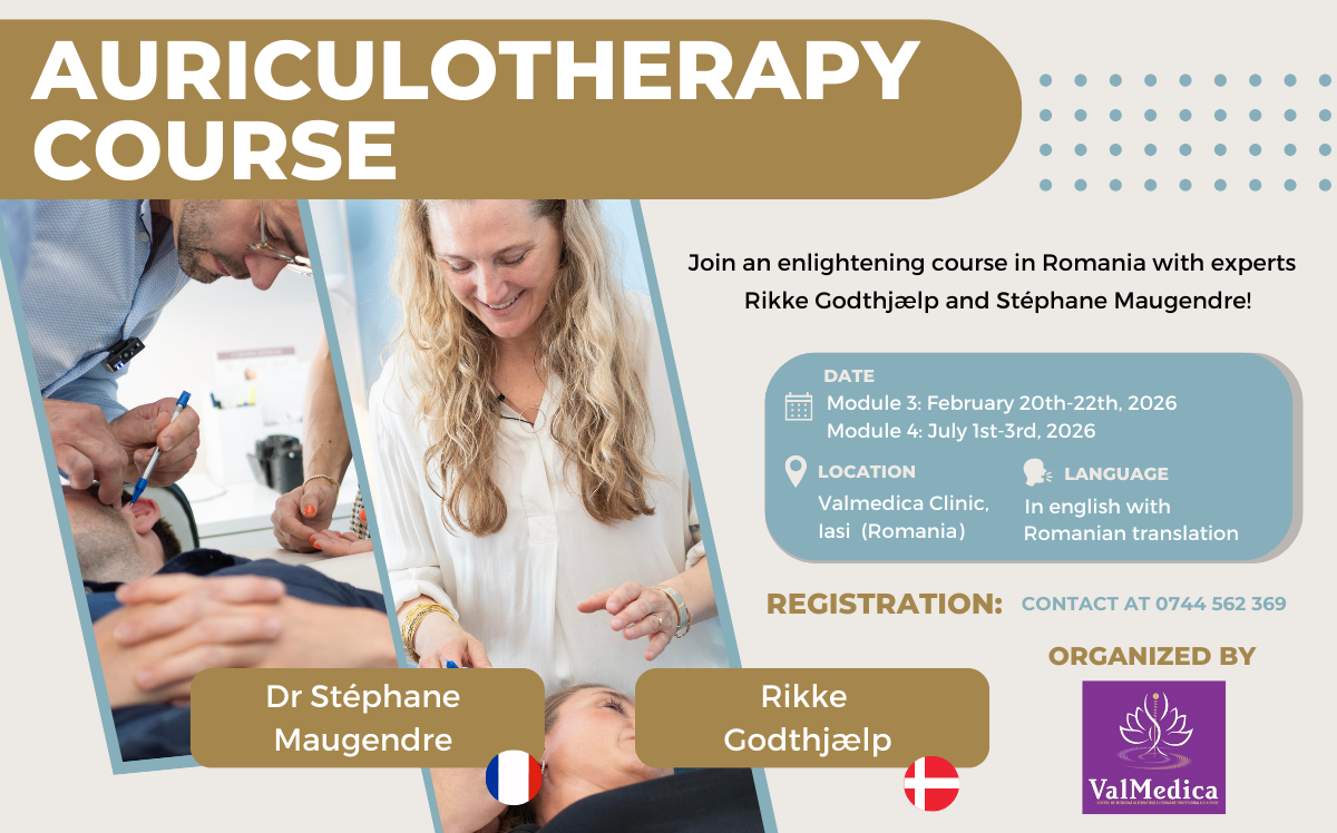 Auriculotherapy Course in Romania - 2026 - Sedatelec